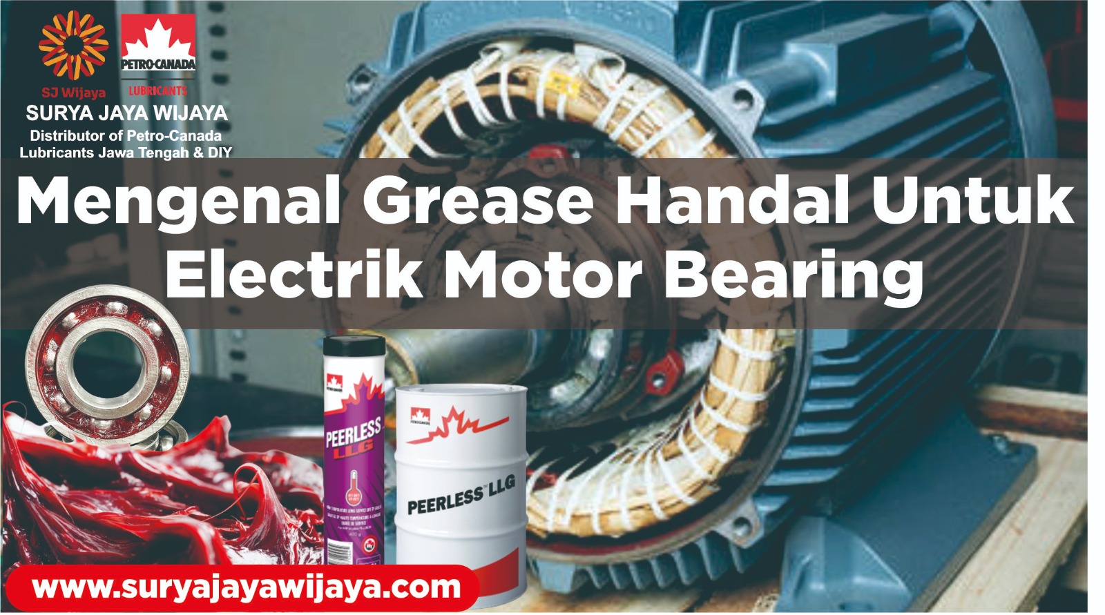 Mengenal Grease Handal Untuk Electric Motor Bearing - Surya Jaya Wijaya